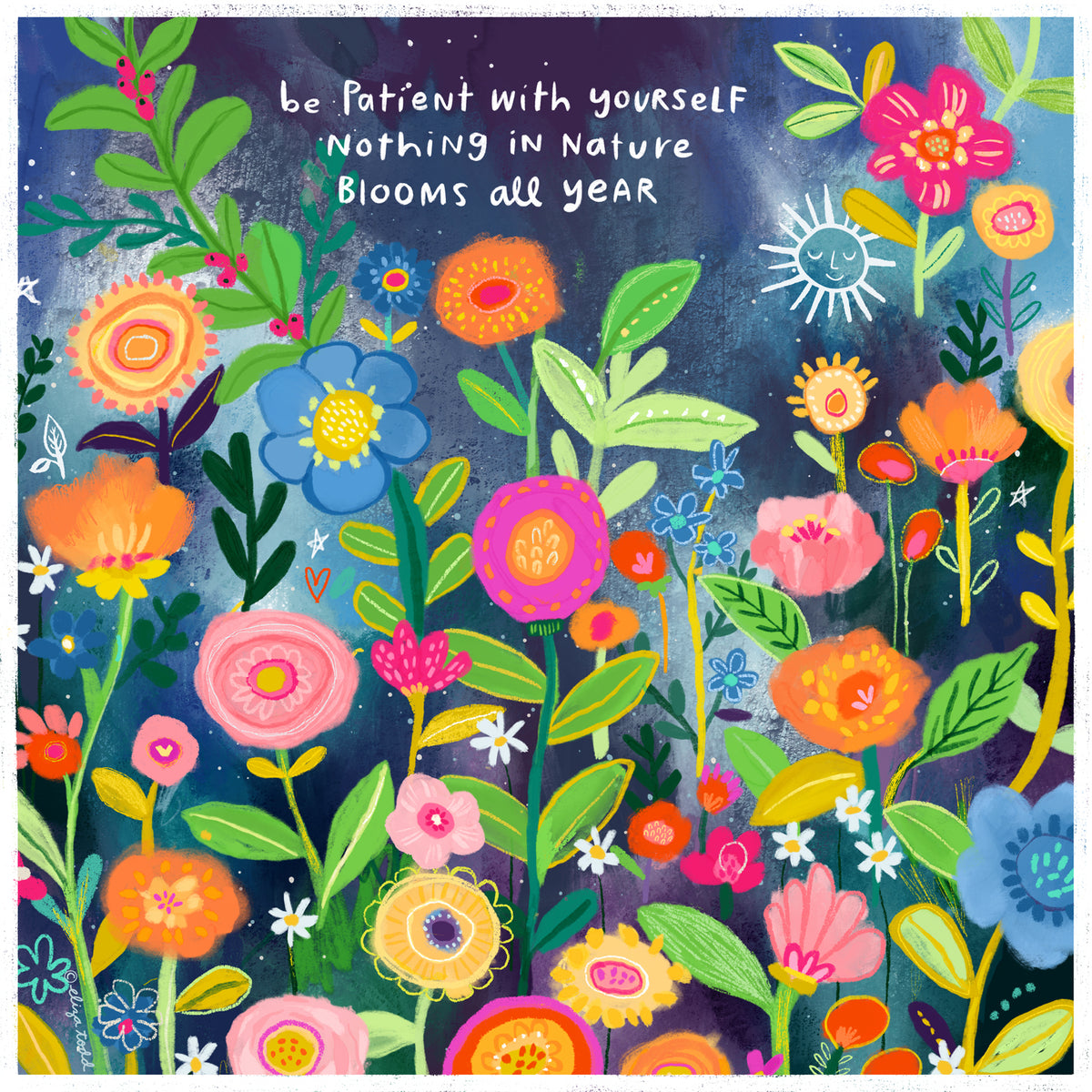 Be Patient with Yourself - Fine Art Prints by Eliza Todd – A Peace of Werk