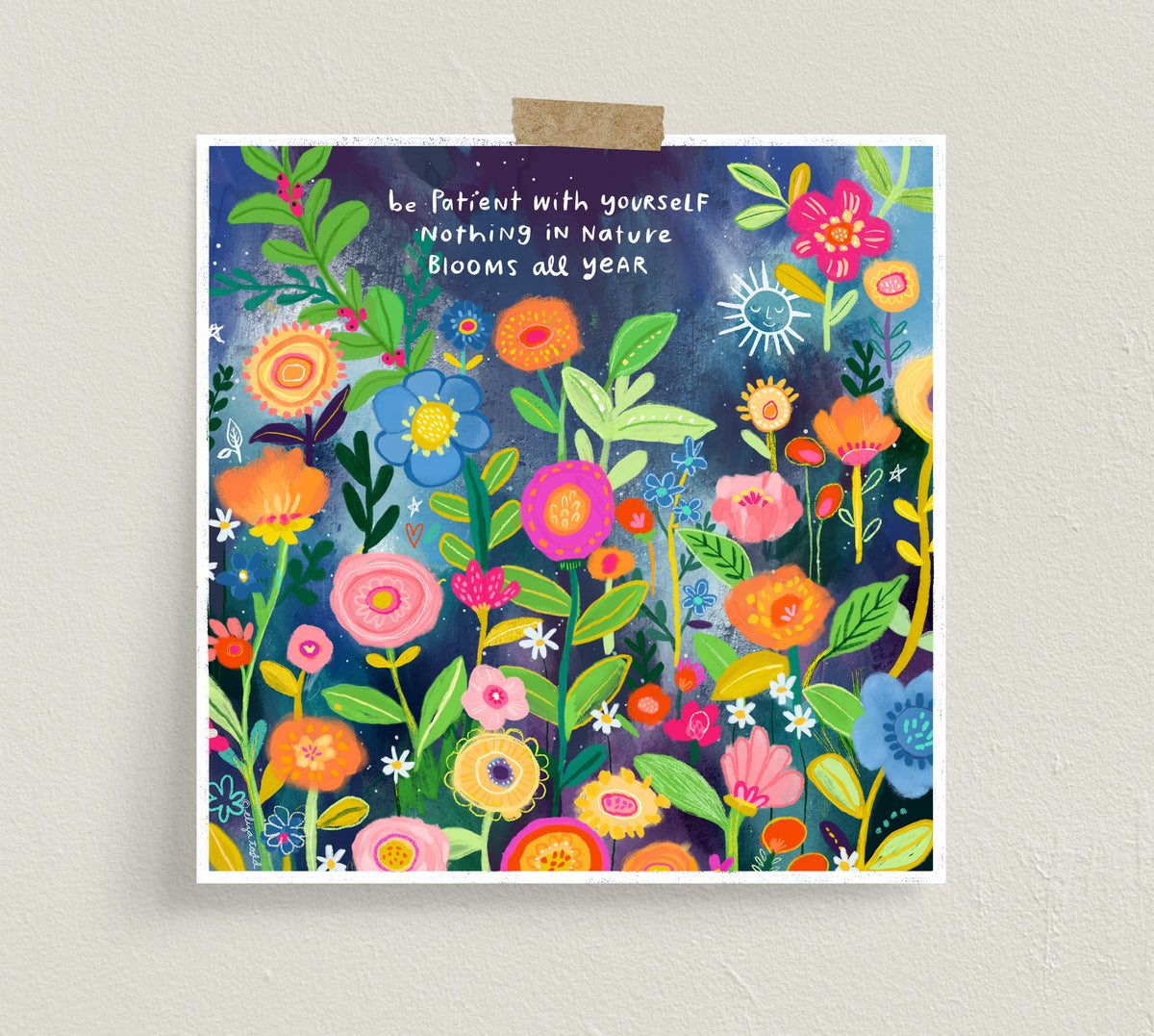 Be Patient with Yourself - Fine Art Prints by Eliza Todd – A Peace of Werk